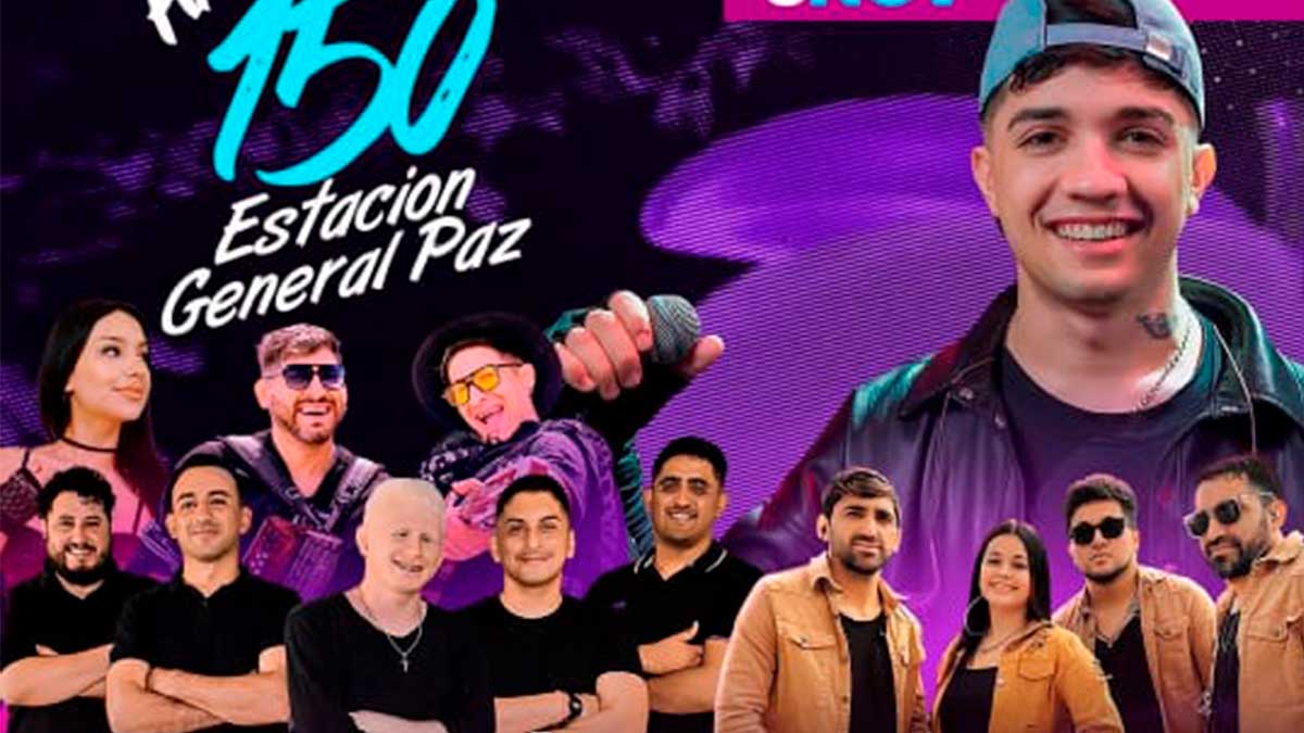 🥳 Estación General Paz 150 Años: Fiesta Popular y Gratis - Amo Córdoba ...